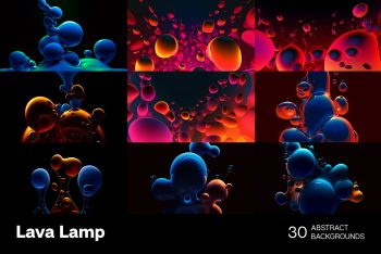 Lava Lamp illustrations - Collection of backgrounds | Handmadefont.com