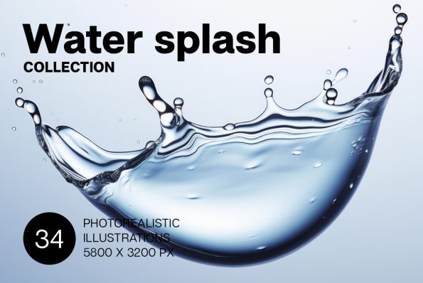 Water Splash Images - Premium illustrations | Handmadefont.com