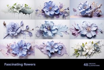 Fascinating Flowers - High-Resolution Images | Handmadefont.com