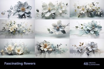 Fascinating Flowers - High-Resolution Images | Handmadefont.com