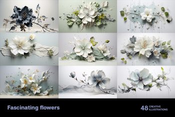 Fascinating Flowers - High-Resolution Images | Handmadefont.com