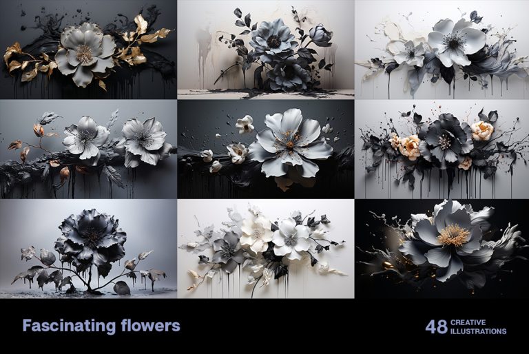 Fascinating Flowers - High-Resolution Images | Handmadefont.com
