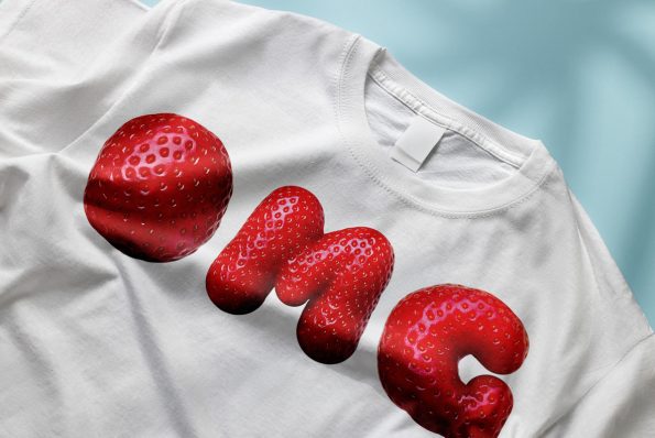 Strawberry Font - Delicious alphabet | Handmadefont.com
