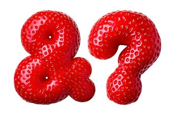 Strawberry Font - Delicious alphabet | Handmadefont.com