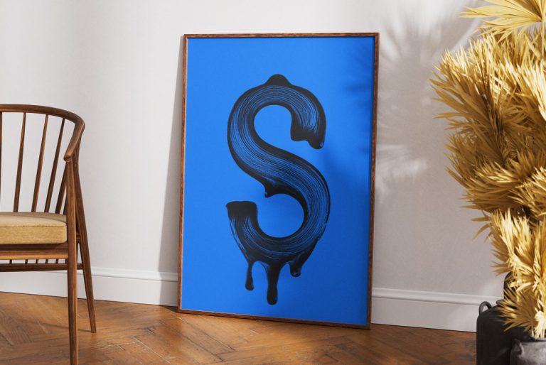 Melted Black Paint Font - Stroke alphabet | Handmadefont.com