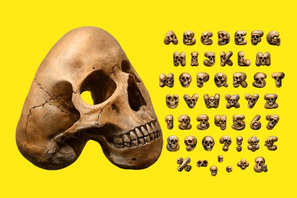 Skull Font - Deadly Good Alphabet | Handmadefont.com