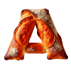 Bread Font - Fresh crispy alphabet | Handmadefont.com