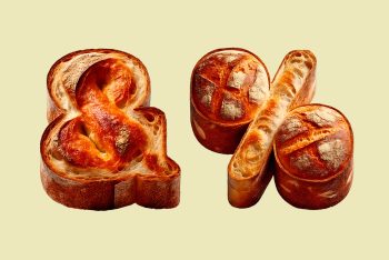 Crispy Bread Font - Fresh-baked Alphabet | Handmadefont.com