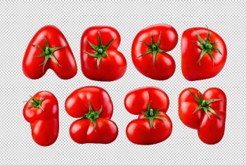 Tomato Font - Fresh and Juicy Alphabet | Handmadefont.com