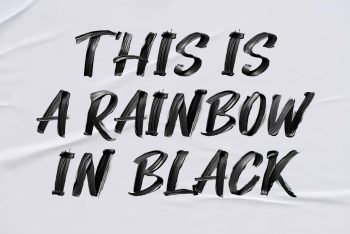 Black paint stoke Font - Creative alphabet | Handmadefont.com