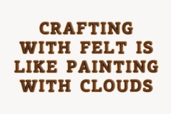 Felt Font - Fluffy Alphabet | Handmadefont.com