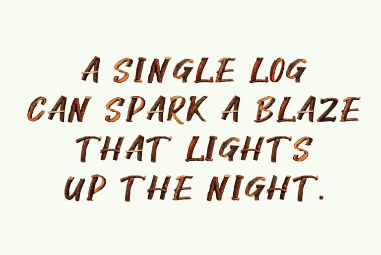 Wood Log Font - Wooden Alphabet | Handmadefont.com