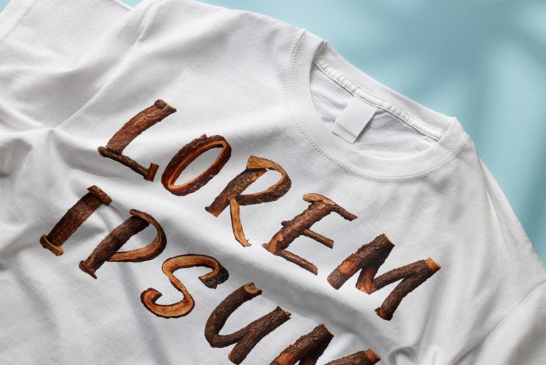 Wood Log Font - Wooden Alphabet | Handmadefont.com
