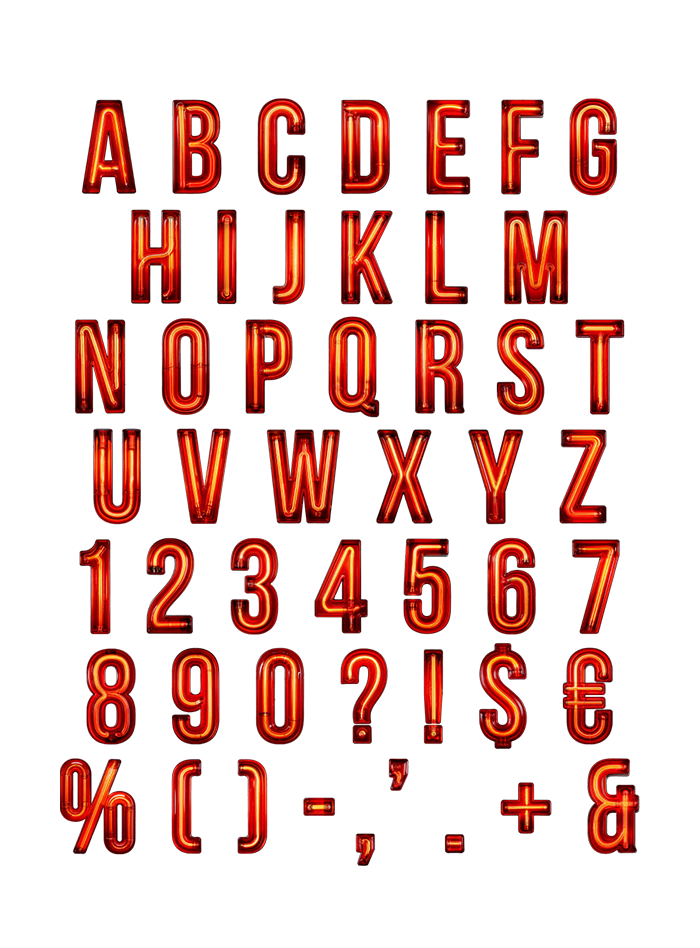 Urban Neon Font - Glow Alphabet | Handmadefont.com