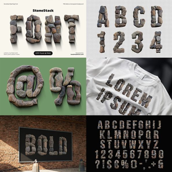 Handmadefont - Unique and Creative Fonts made by hand and 3D