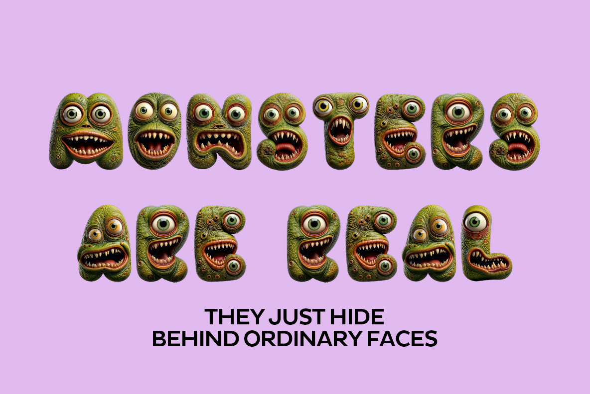 Scary Monster Font - Creepy Alphabet | Handmadefont.com