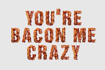 Fried Bacon Font - Crispy Alphabet | Handmadefont.com