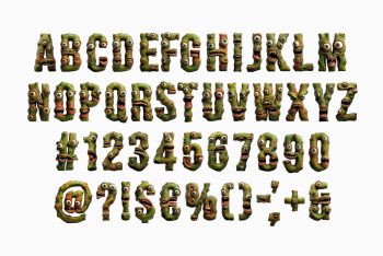 Ugly Monster Font - Spooky and Creepy Alphabet | Handmadefont.com