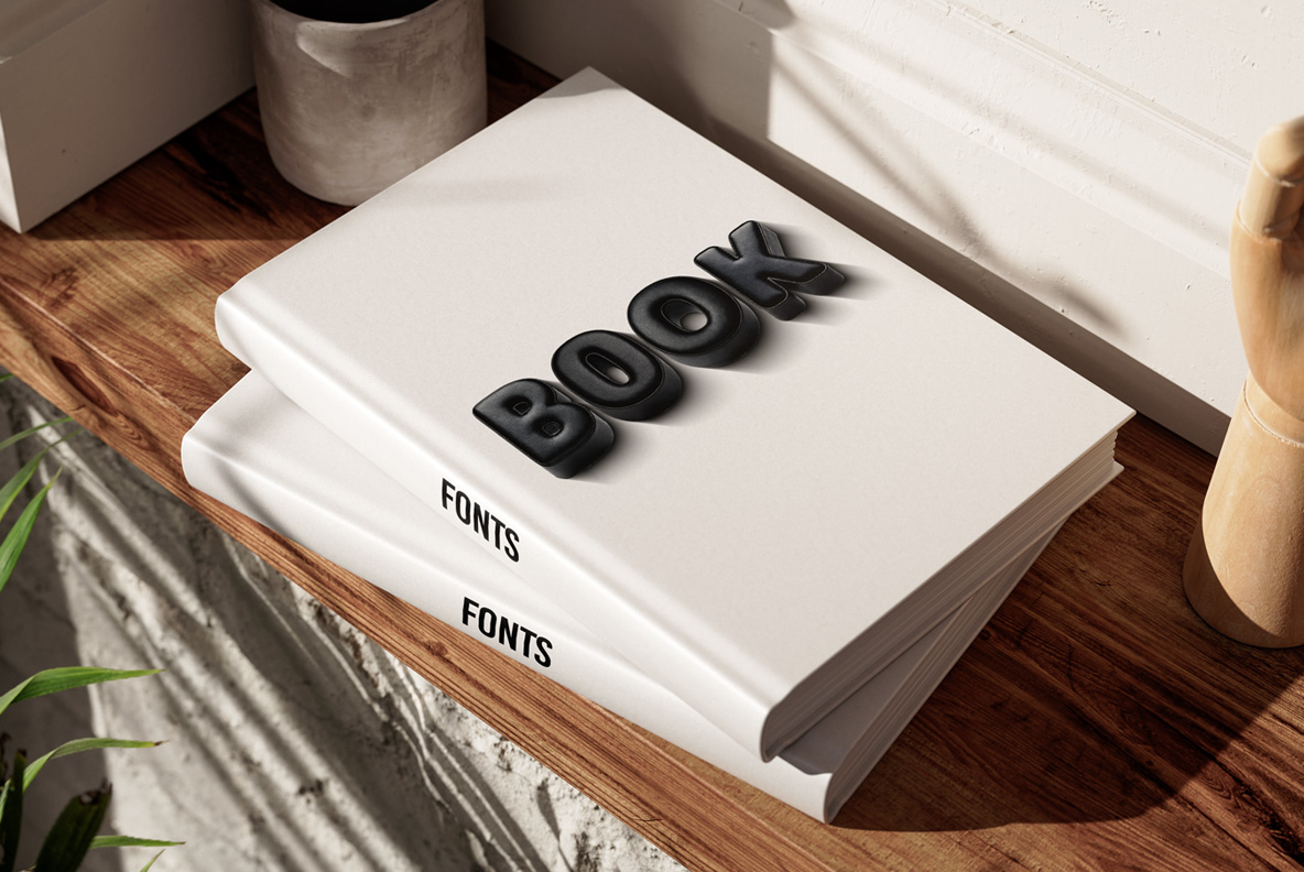 Black Leather Font - Premium Alphabet | Handmadefont.com