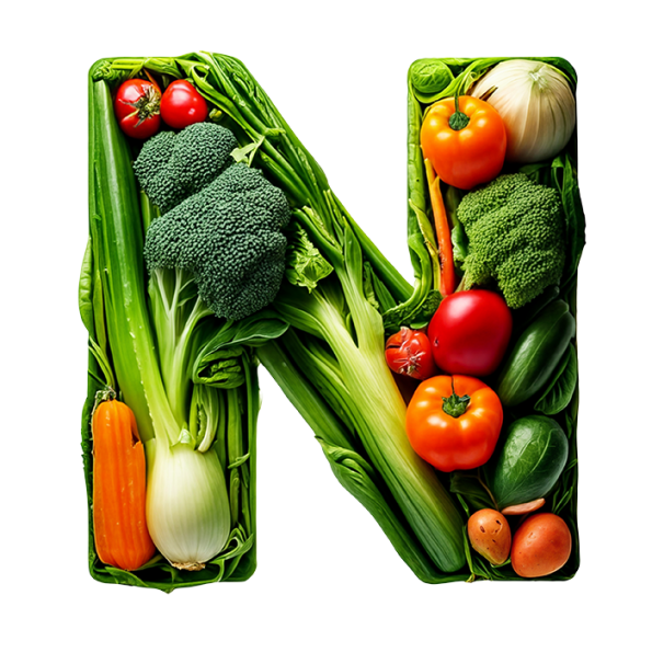 Vegetables Font - Fresh and Eco-friendly Alphabet | Handmadefont.com